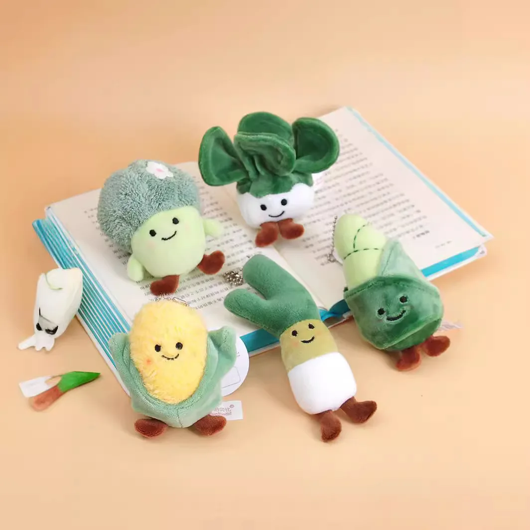 keychain-vegetables-Plush-Toy-Cartoon-Cabbage-Corn-Broccoli-Pendant ...