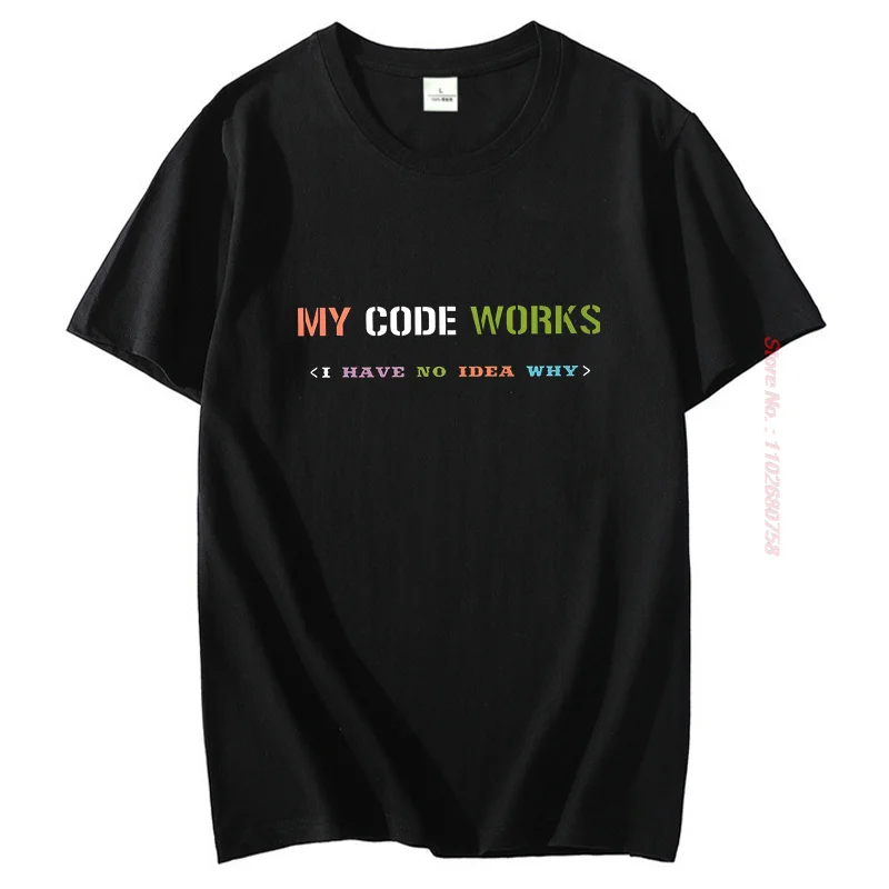 Software-Developer-It-Programmer-Geek-T-Shirt-For-Men-My-Code-Works-I ...