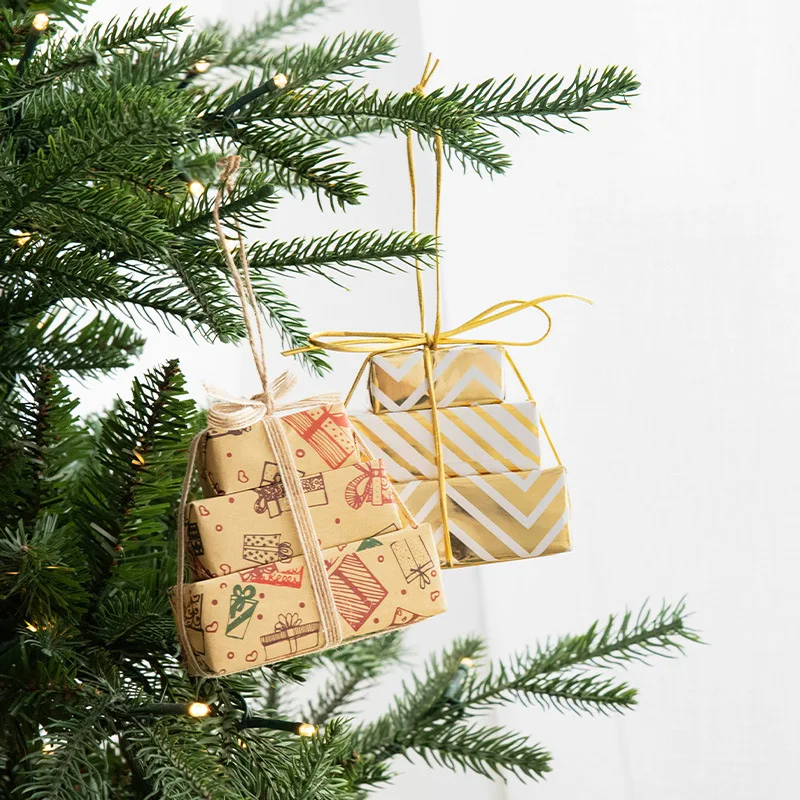 1PCS-6-10CM-Christmas-Small-Gift-Package-Hanging-Christmas-Window ...