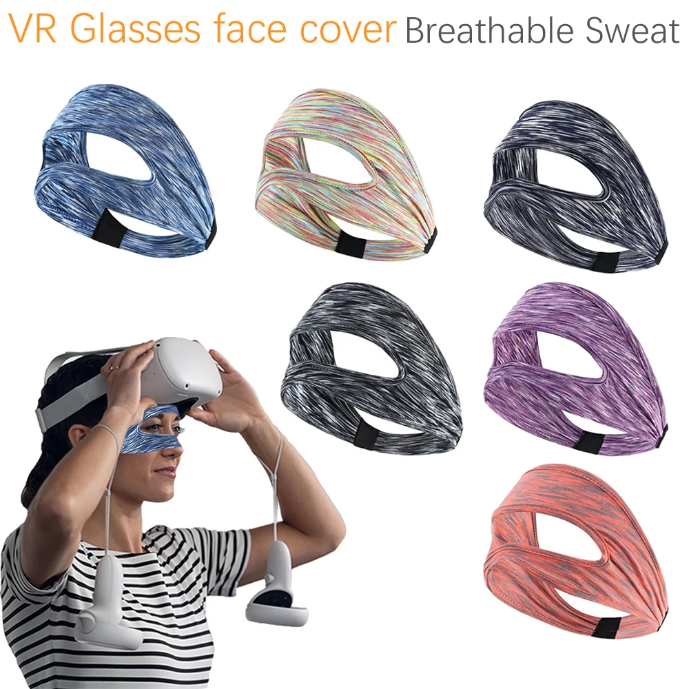 VR-Glasses-Eye-Mask-Cover-Breathable-Sweat-Band-for-Oculus-Quest-2 ...