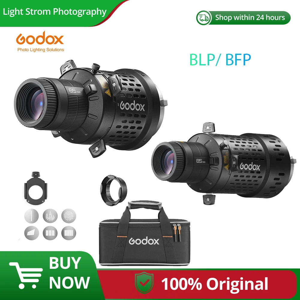 Godox BLP/ BFP LED Projection Attachment Photography Light Condenser ...
