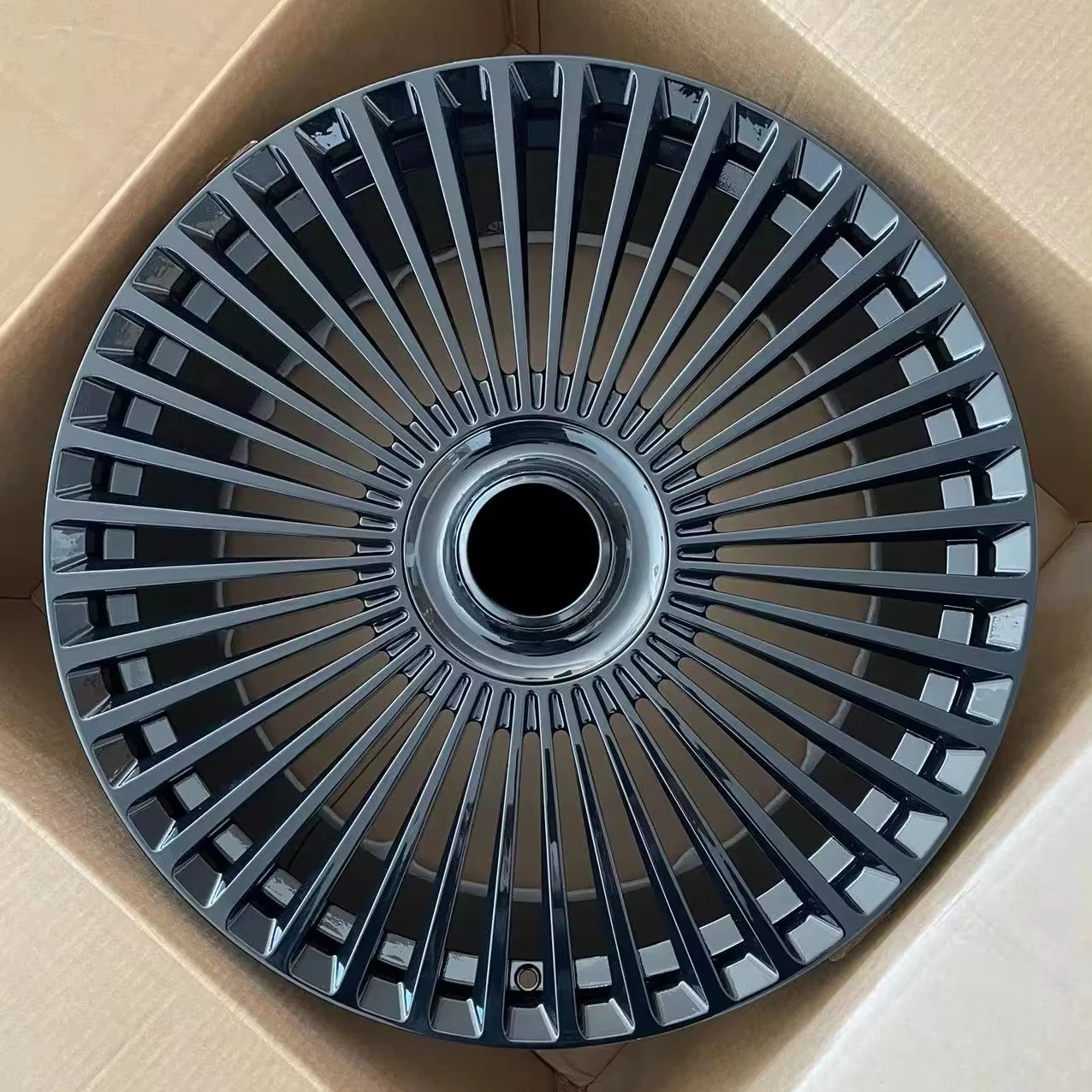 for-21-22-23-Inch-Gloss-Black-Multi-Spokes-Alloy-Wheels-Passenger-Car ...