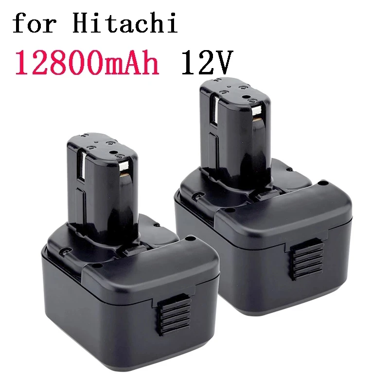 New 12v Battery 12800mah 12v Rechargeble Battery For Hitachi Eb1214s ...