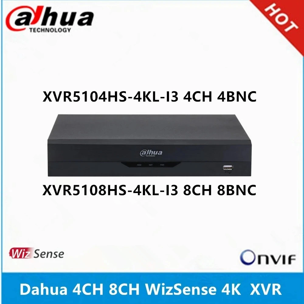 Dahua Xvr5104hs-4kl-i3 4ch & Xvr5108hs-4kl-i3 8ch Wizsense Digital Video Recorder Max Support ...