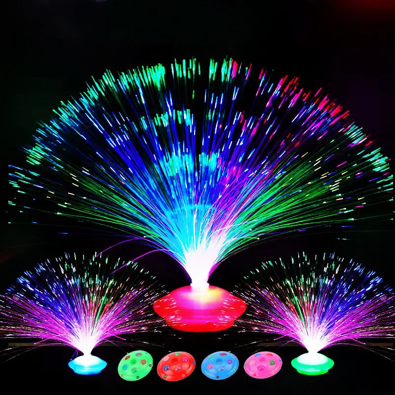 Multicolor Fiber Optic Lamp USB Starry Sky Light LED Luminous Desktop ...