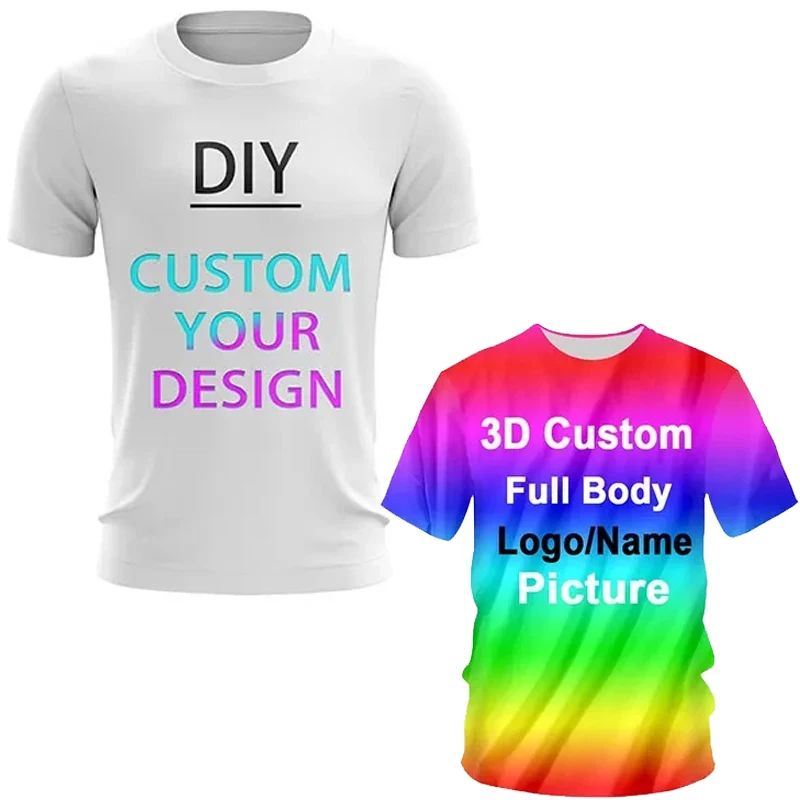 DIY-Custom-Graphic-T-Shirt-for-Men-Clothing-Fashion-3D-All-Covered ...