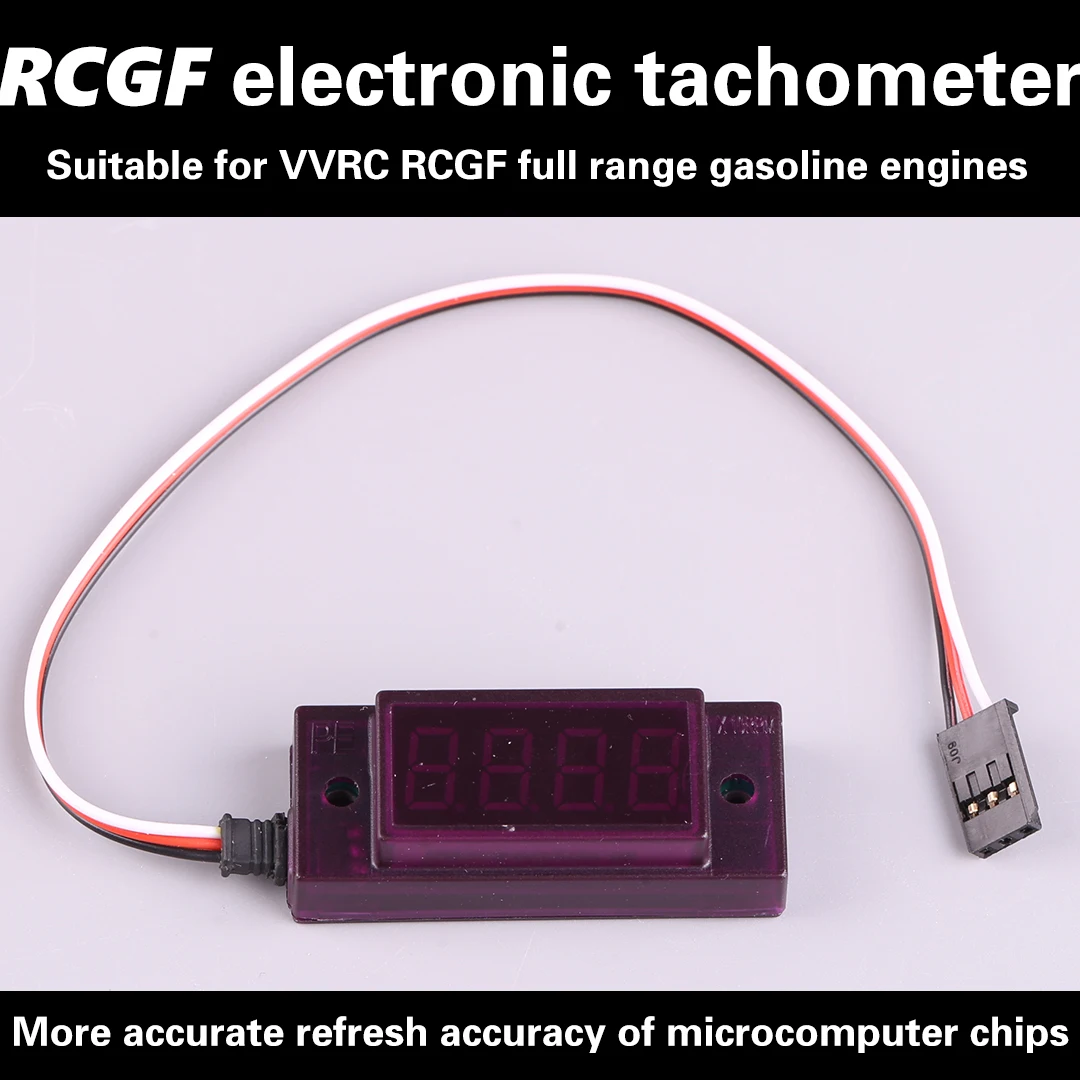 RCGF Electronic Tachometer RC Model Use Ignition for Motor RPM ...