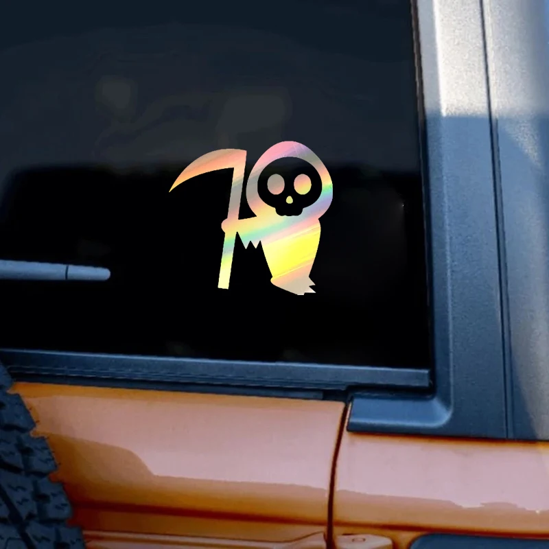 Grim Reaper Peeking Decal