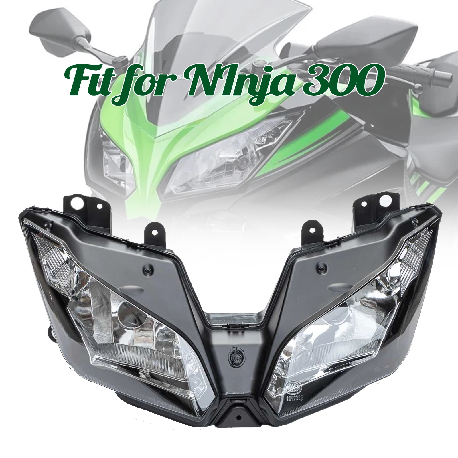 Fit-For-2013-2018-Kawasaki-EX300-NINJA-300-Motorcycle-Front-Headlight ...