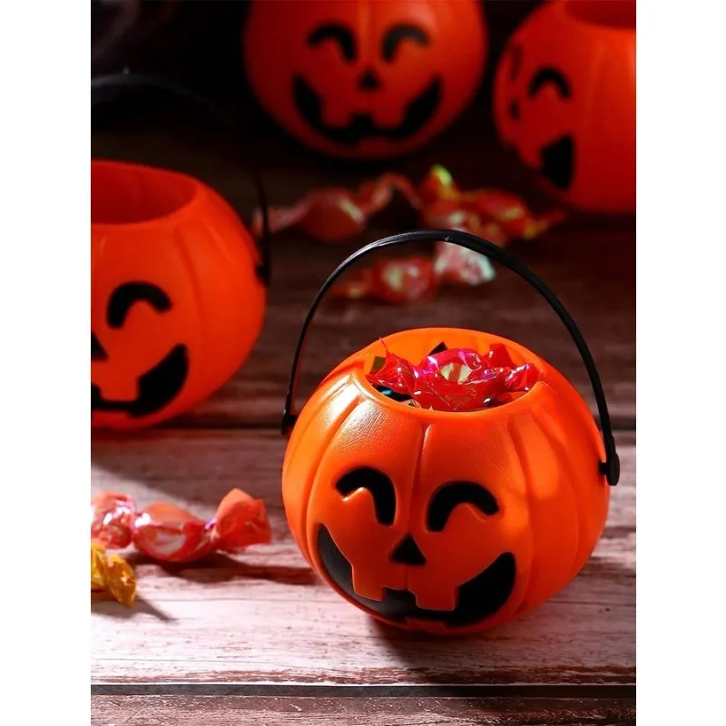High-capacity-Halloween-Pumpkin-Candy-Bucket-Portable-Trick-Treat ...
