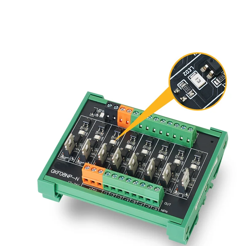 Plc Dc Output Din Rail Amplifier Board Plc Relay Board 24v Mcu Control ...