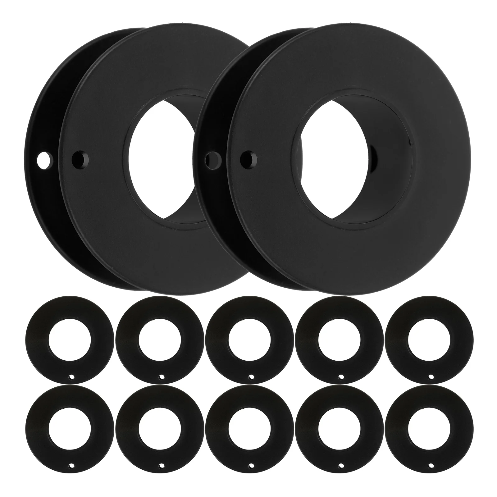 12 Pcs Wear Resistant Plastic Wire Spool Replaceable Thread Bobbins ...
