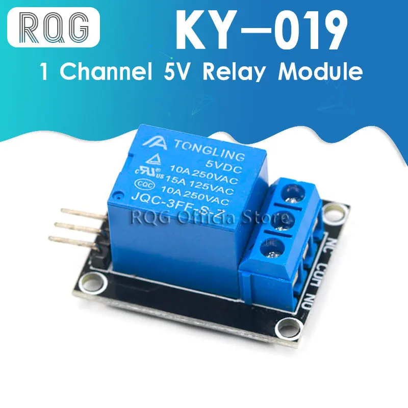KY-019 5V One Channel Relay Module Board Shield UNTUK PIC, 06/02/2024
