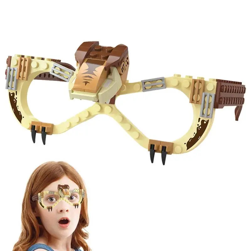 Funny Glasses Frame Building Blocks DIY Eyeglasses Brick Blocks ...