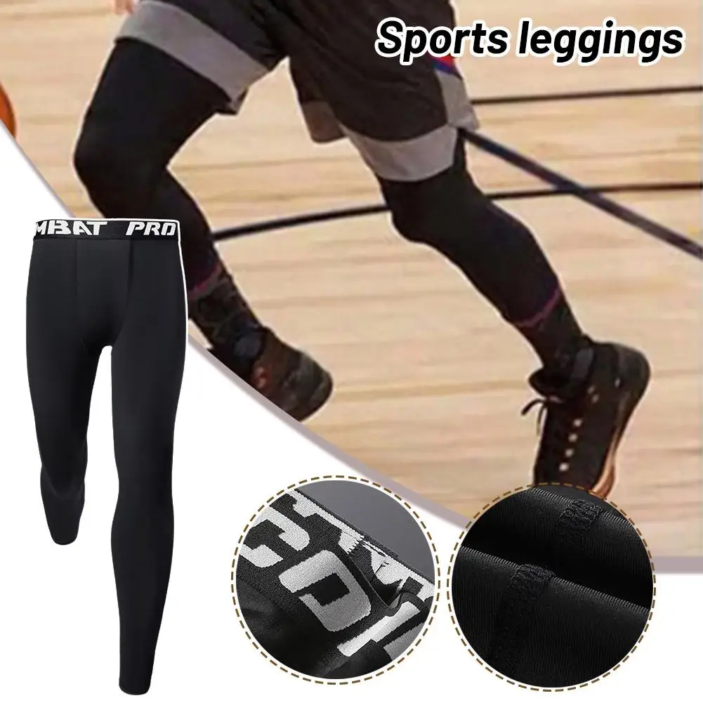 Single-Leg-Basketball-Leggings-Men-Compression-Pants-Long-Tights-Pants ...