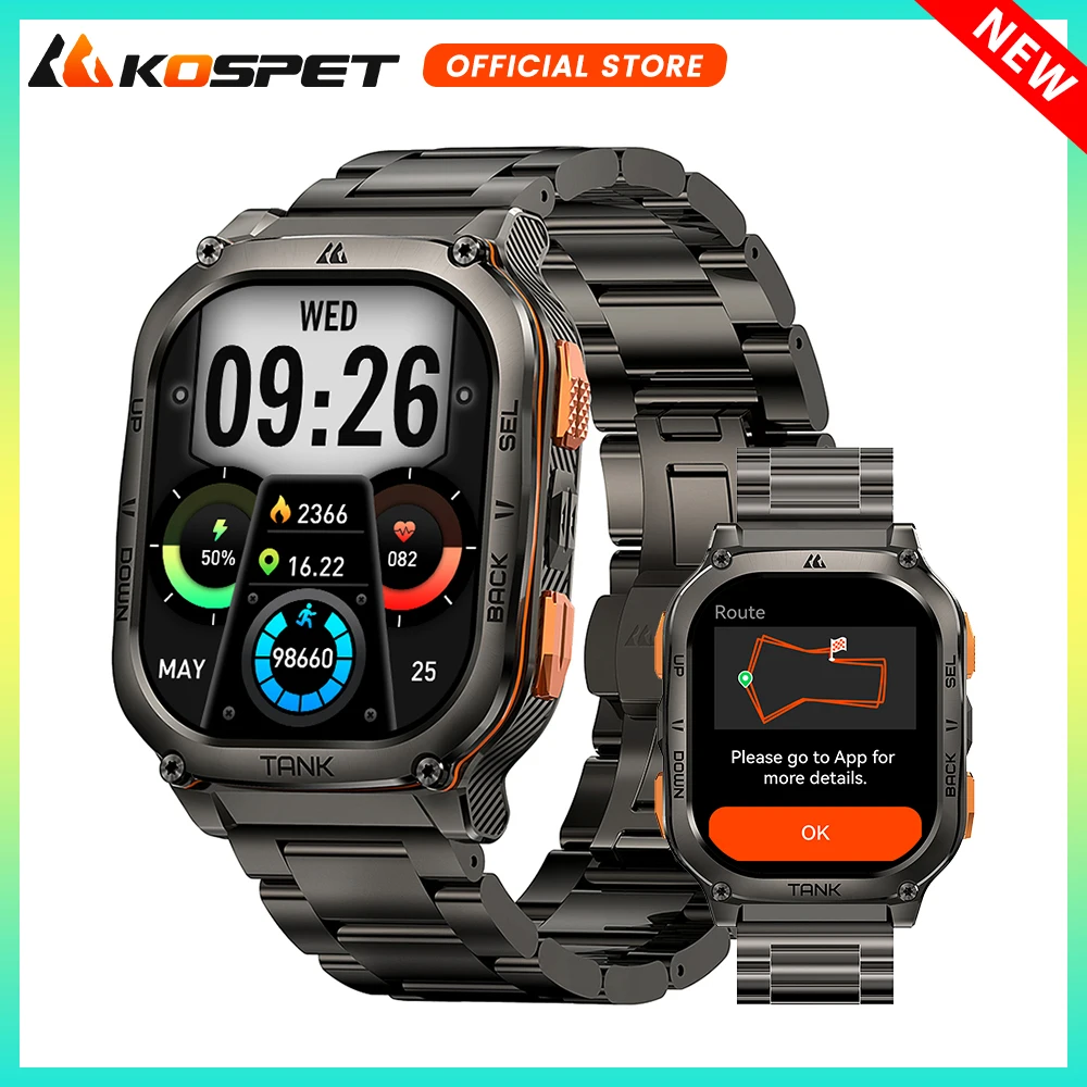 KOSPET-reloj-inteligente-M3-Ultra-para-hombre-y-mujer-accesorio-de-pulsera-resistente-al-agua ...