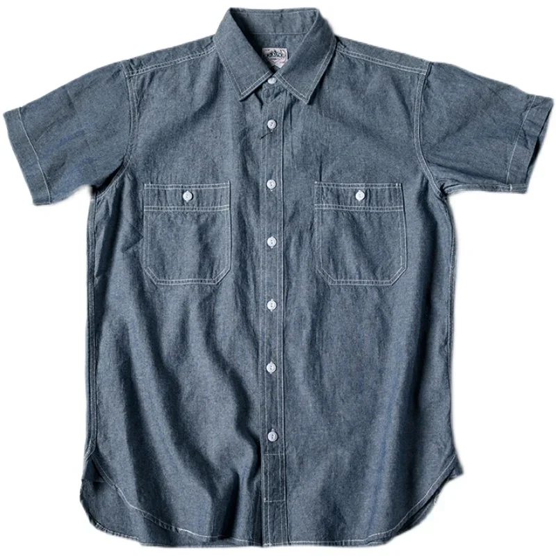 NO-STOCK-Camisa-de-manga-corta-Chambray-de-verano-Camisa-de-trabajo-informal-azul-claro-para.jpg