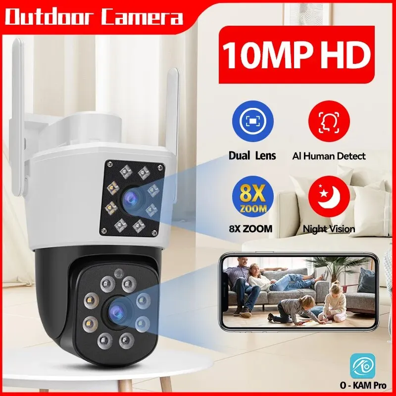 HD-10MP-Outdoor-Security-Camera-PTZ-Wifi-Camera-With-Dual-Lens-Security ...