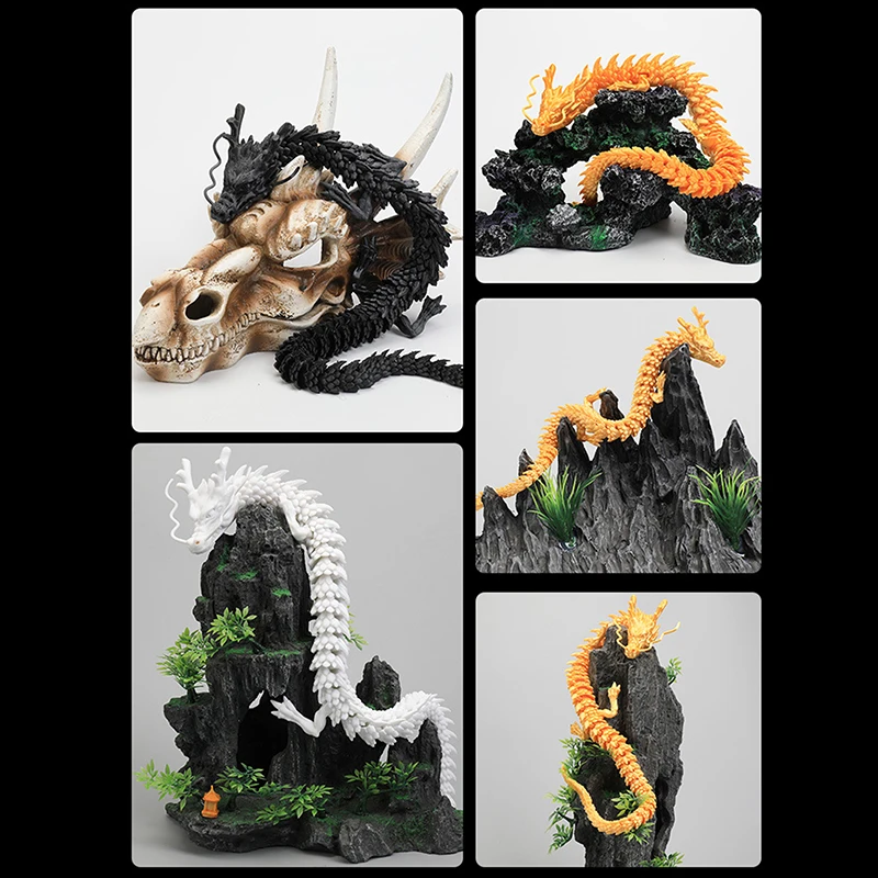 1pc-Fish-Tank-Landscaping-Decor-Movable-Jointed-Dragon-Statue-Printed ...