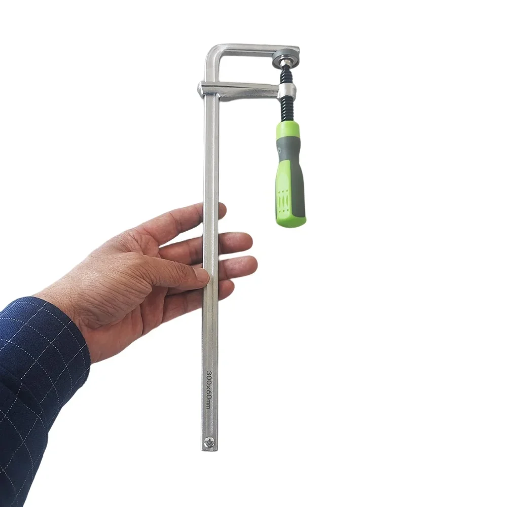 1PCS-300x60mm-Guide-Rail-Clamps-with-Plastic-Handle-Screw-Action-Arm ...