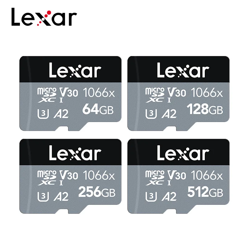 Lexar Professional 1066x Micro SD Card 512GB MicroSDXC 256GB 128GB ...