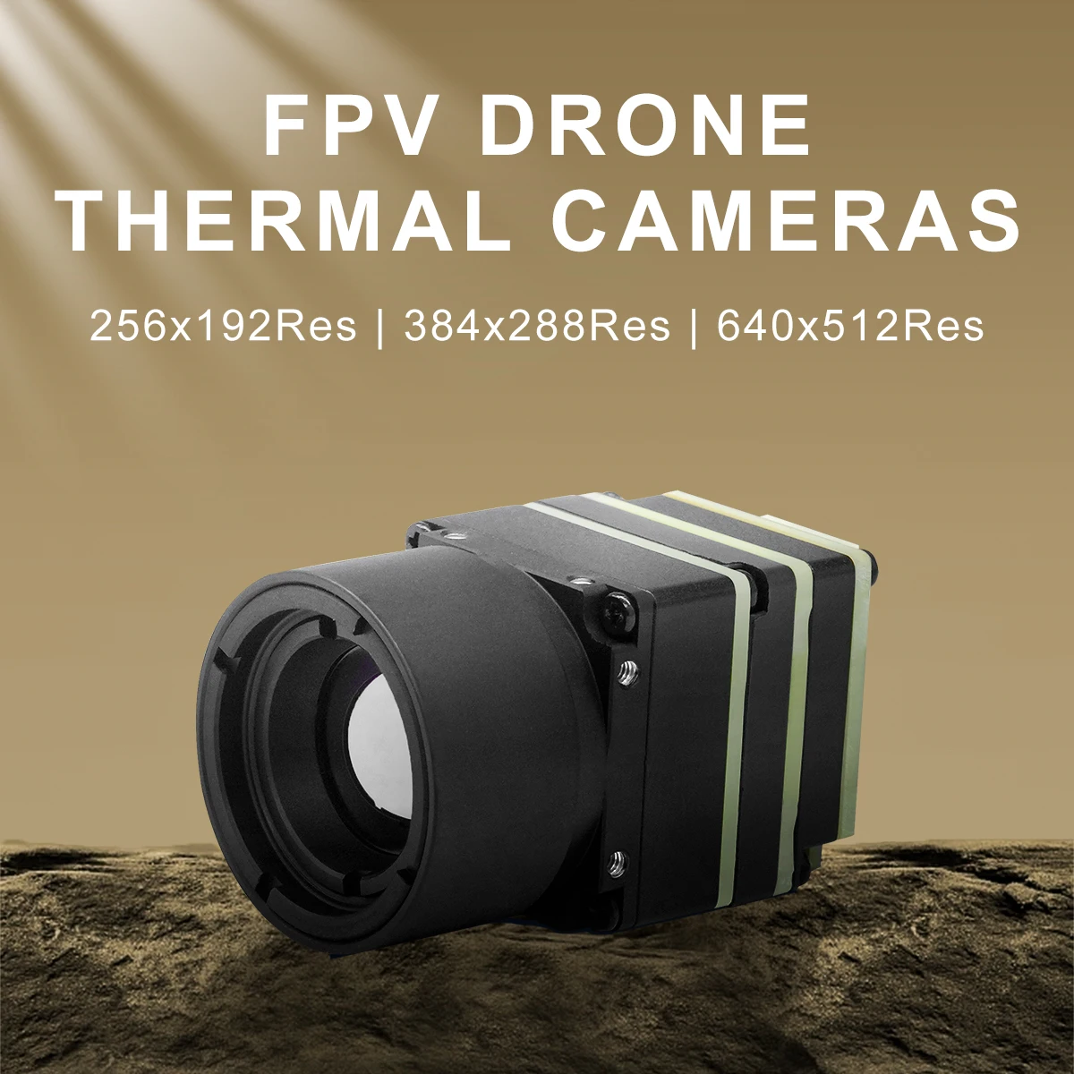 CVBS Analog FPV Drone Thermal Imaging Camera 6/9/13mm Lens Uncooled ...