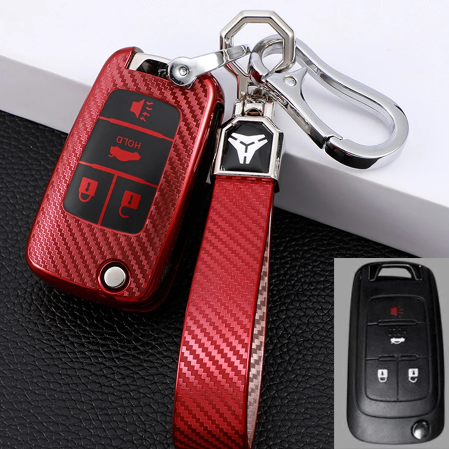 Car-Flip-Key-Fob-Case-Key-Cover-for-Chevrolet-Equinox-Volt-Cruze-Impala ...