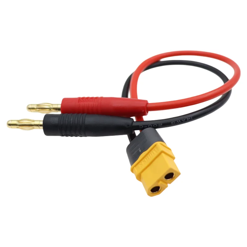 XT60-XT60H-Female-Plug-to-4mm-Banana-Male-Connector-Charge-Lead-Adapter ...