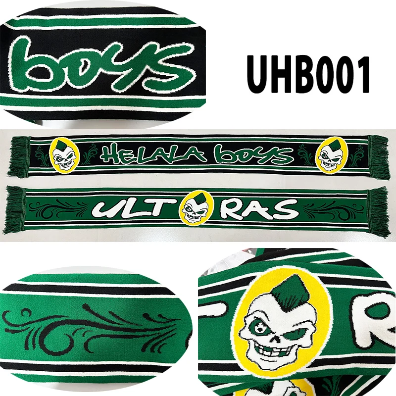 145-18-cm-Size-Ultras-Helala-Boys-Scarf-Elastic-Scarf-for-Fans-Double ...