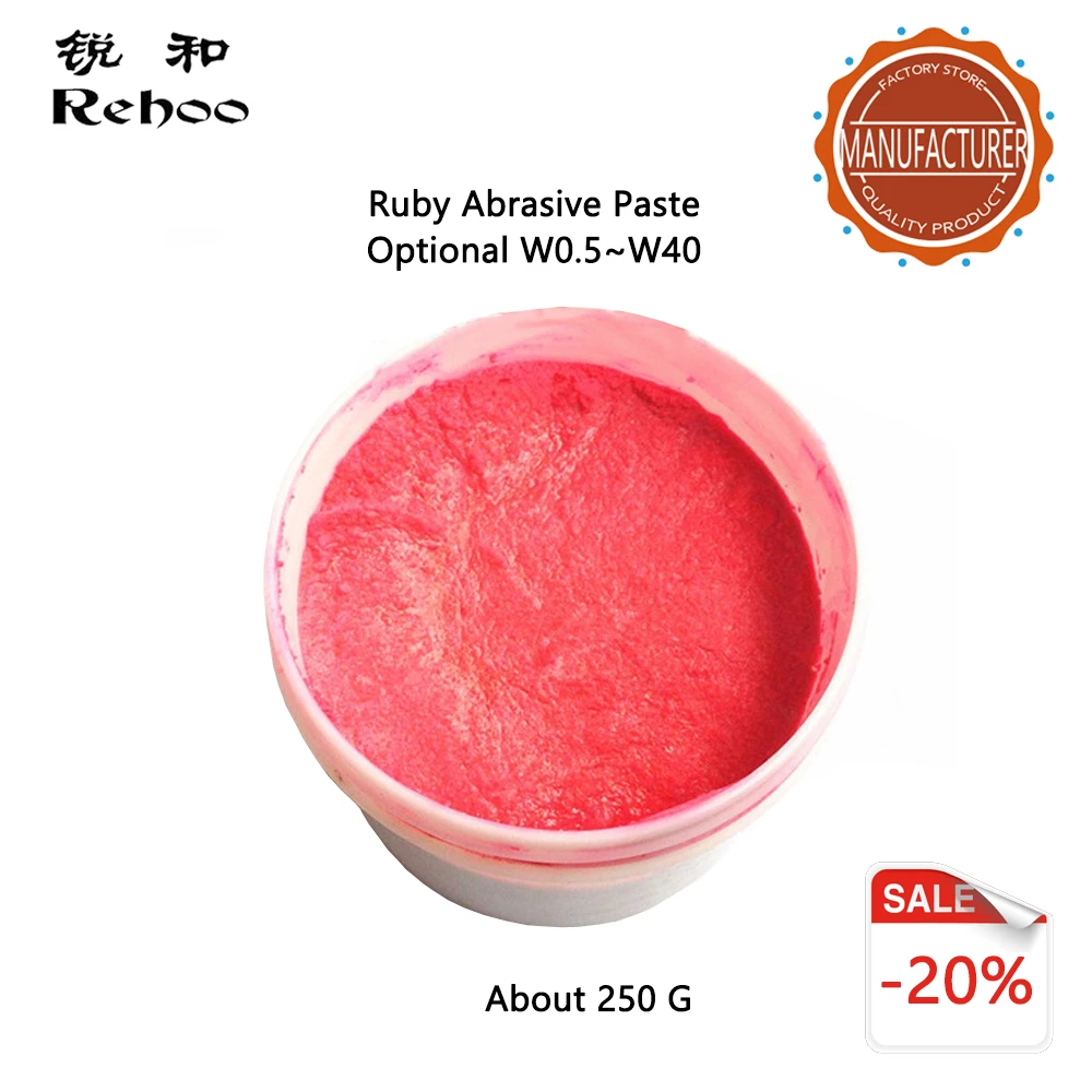 Rehoo Pro Ruby Abrasive Paste Mold Emerald Gem Glass Stainless Steel ...