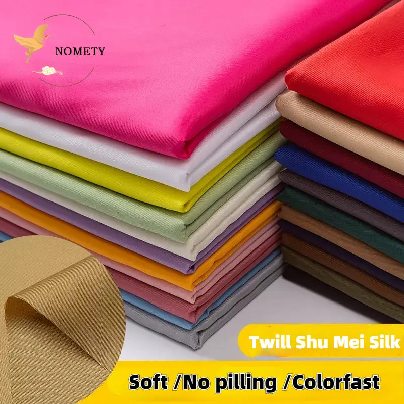 Twill-Shumei-Silk-Anti-static-Lining-Fabric-Suit-Luggage-Bag-Coat-Solid ...