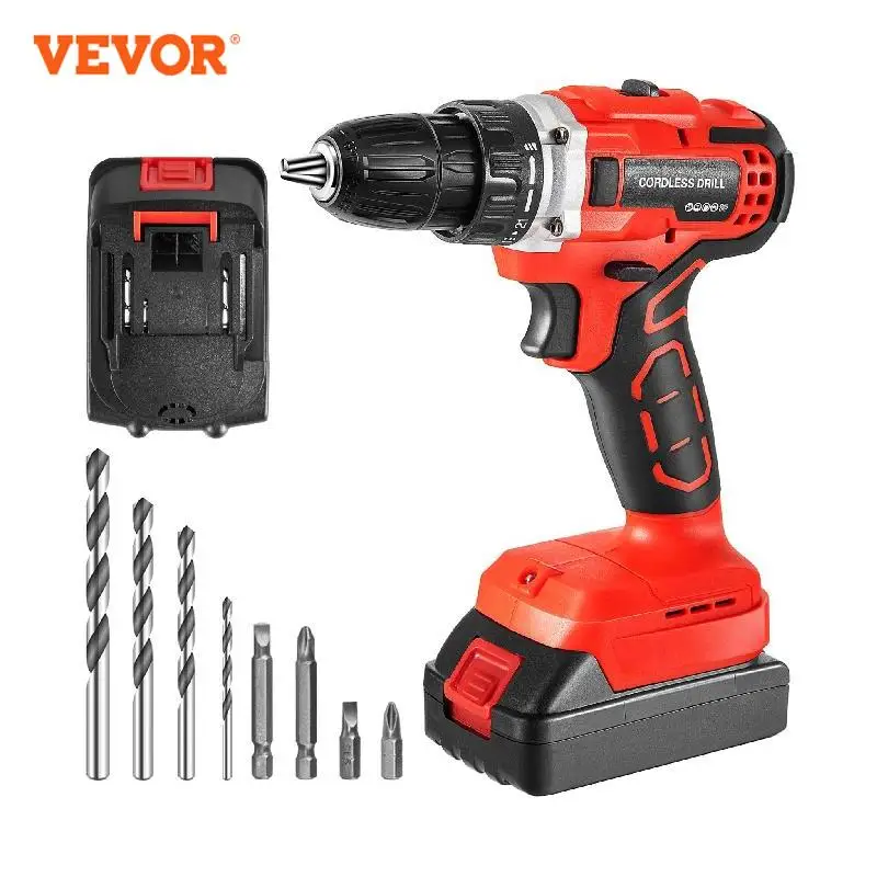 VEVOR-20V-Cordless-Drill-Electric-Brushless-Screwdriver-Mini-Wireless ...
