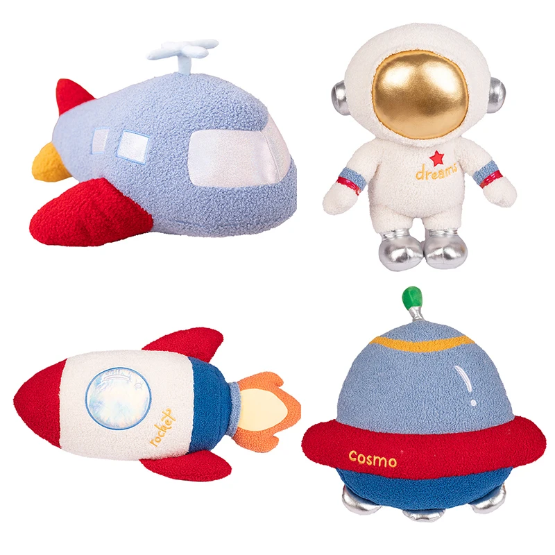 60CM-Plush-Rocket-Astronaut-Toy-Stuffed-Spaceship-Throw-Pillow-Home ...