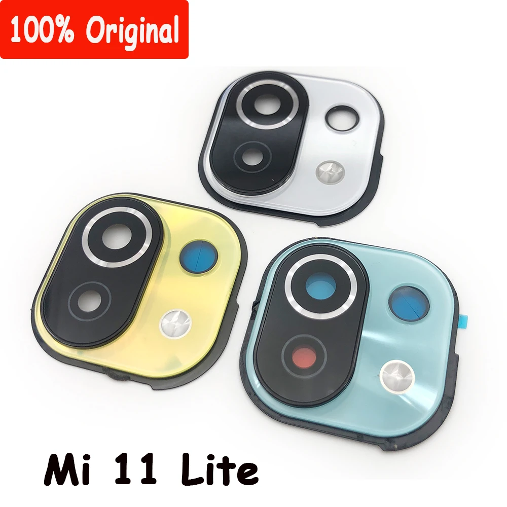 100-Original-Mi-11-Lite-Housing-Back-Rear-Camera-Glass-Lens-With-Cover ...