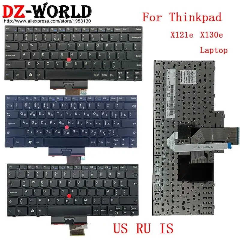US-English-IS-Icelandic-RU-Russian-Keyboard-for-Lenovo-Thinkpad-X121e ...