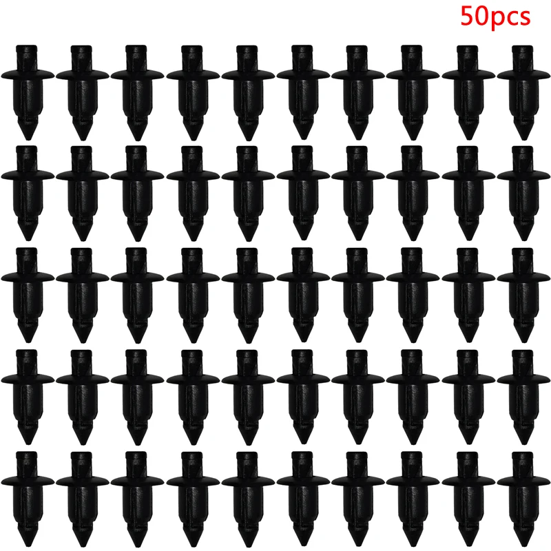 10-50Pcs-6mm-Black-Fairing-Body-Trim-Panel-Fastener-Screw-Clips-For ...