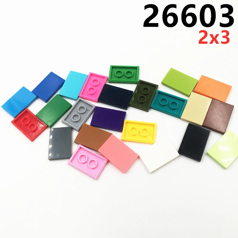 60pcs-lot-MOC-Parts-26603-Tile-2x3-Compatible-Figures-Bricks-DIY ...