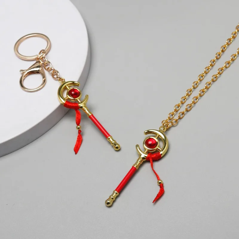 Himmel-collar-de-varita-m-gica-para-mujer-cadena-de-Anime-Frieren ...