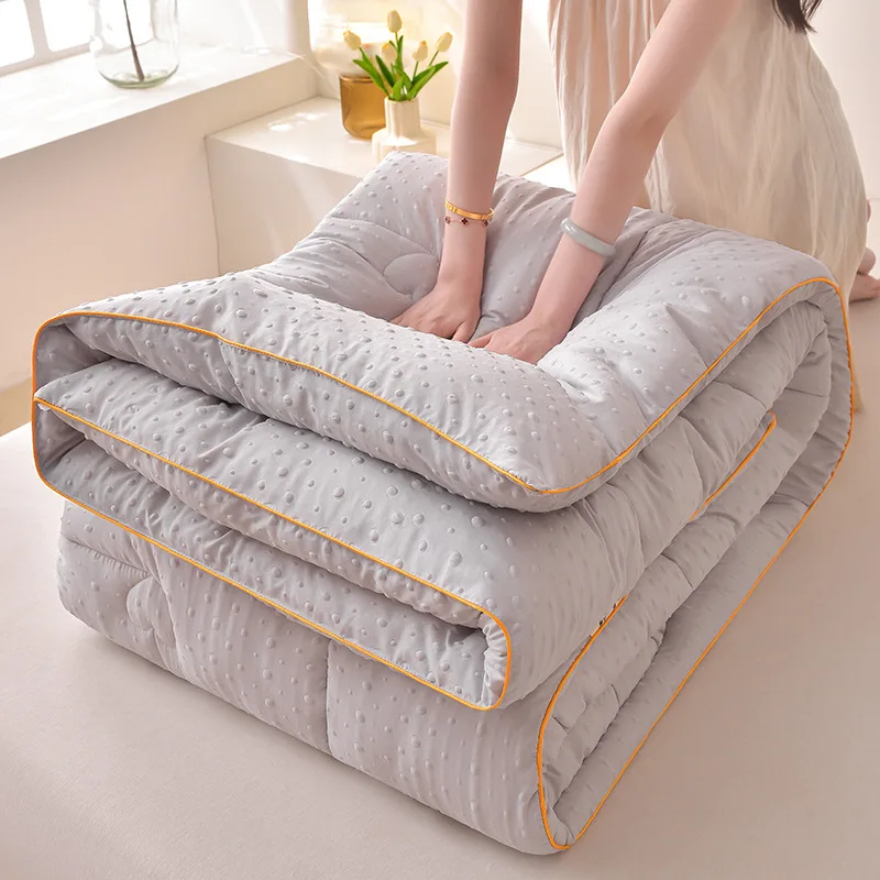 Soybean-Fiber-Filling-Spring-Summer-Autumn-Winter-Comforter-100-Cotton ...