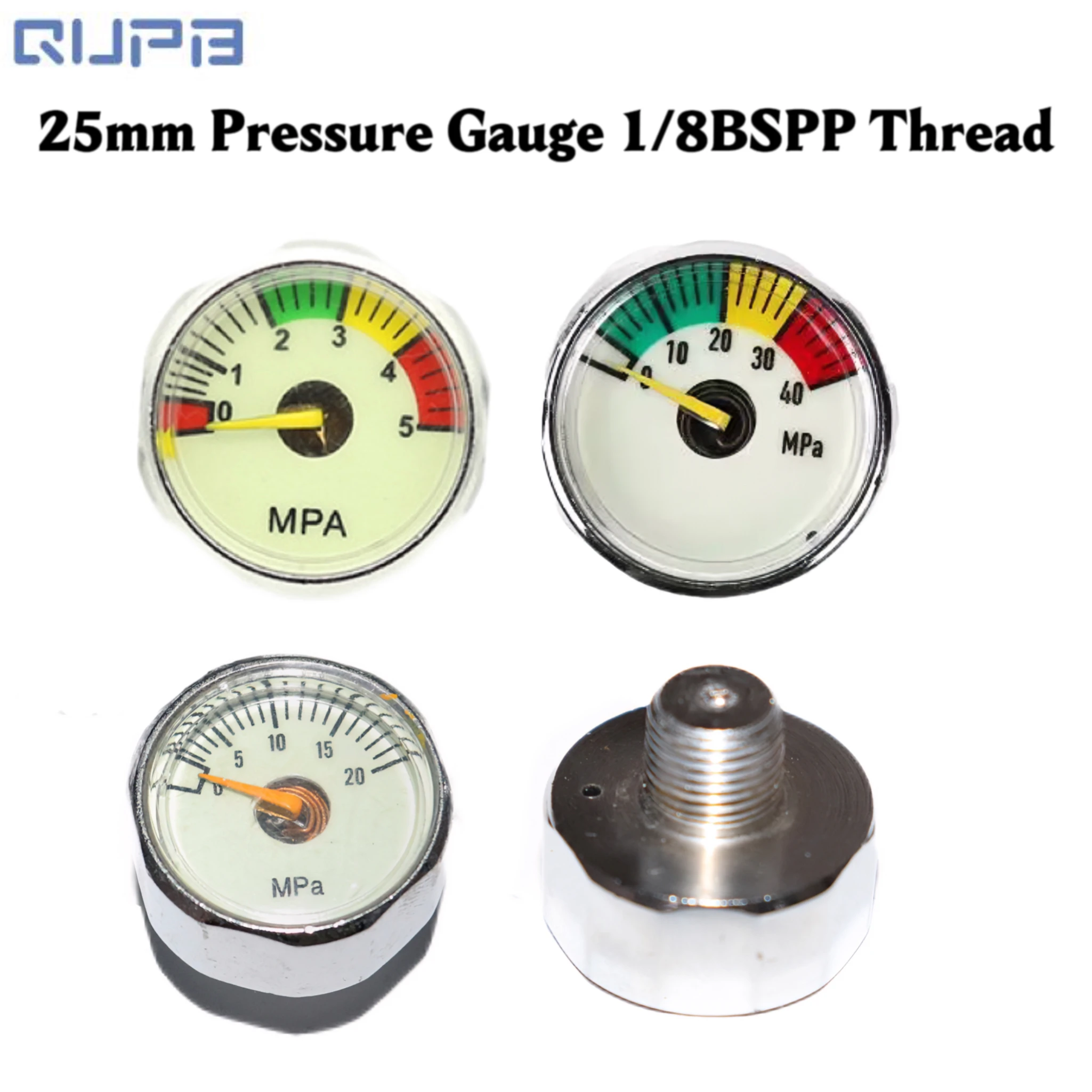 Mini Gauge 25mm High Pressure Luminous Manometer for HP Fill Station ...