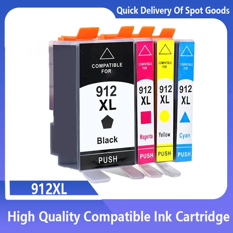 For-HP-912-912XL-Compatible-Ink-Cartridge-HP912-OfficeJet-8010-8012 ...