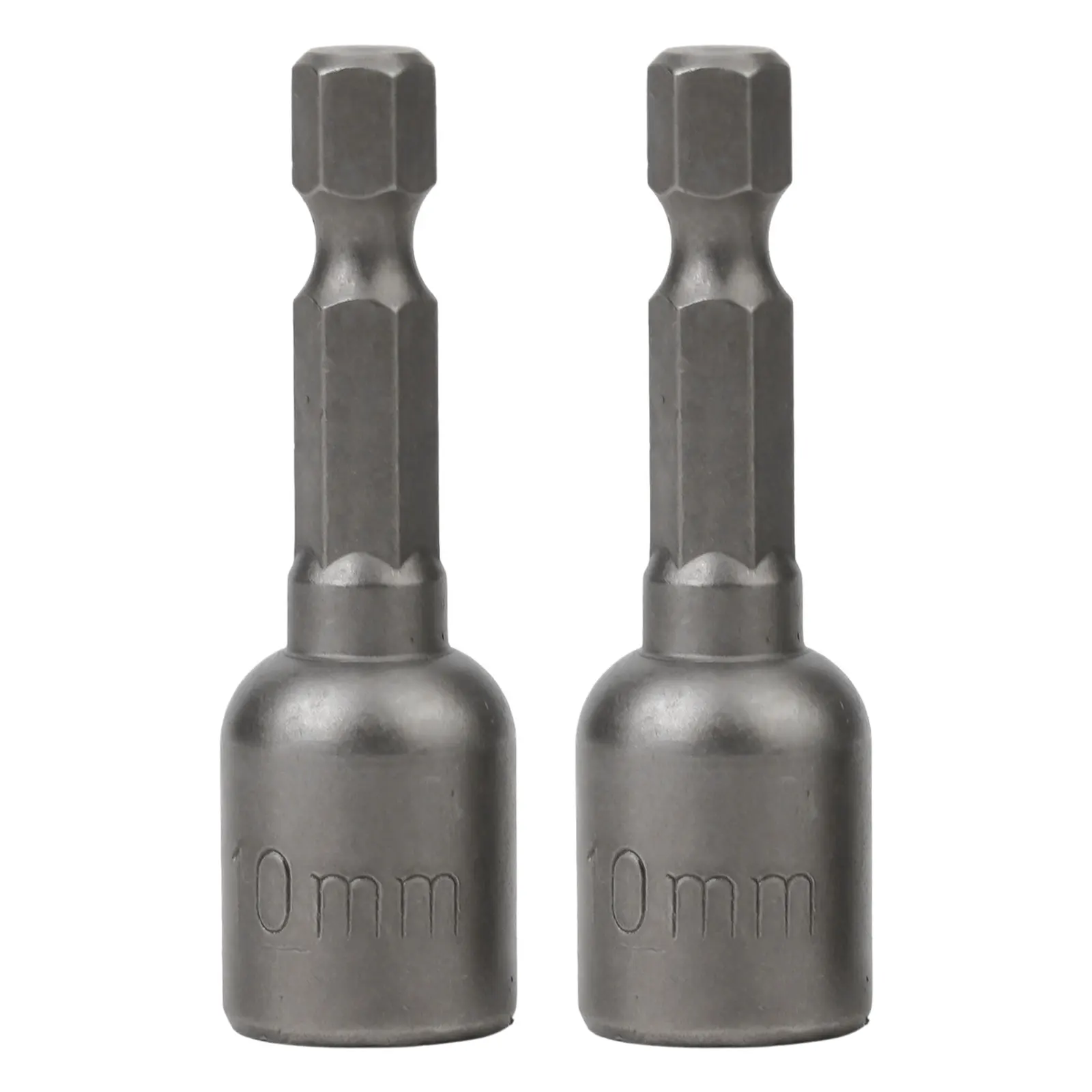 2PCS 6-13mm Impact Socket Bit 1/4” Hex Shank Magnetic Nut Screwdrive ...