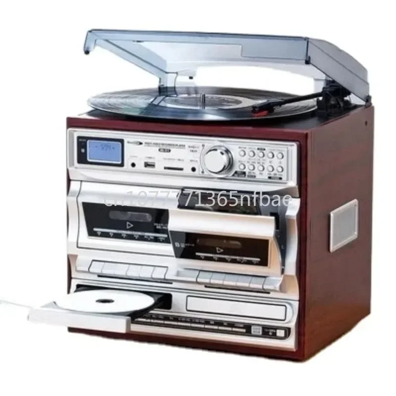 Lecteur-de-disque-vinyle-Bluetooth-radio-multifonction-bande-CD-USB ...