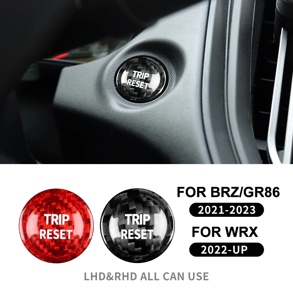 Real-Hard-Carbon-Fiber-Sticker-For-Subaru-WRX-2022-2023-Trip-Reset ...