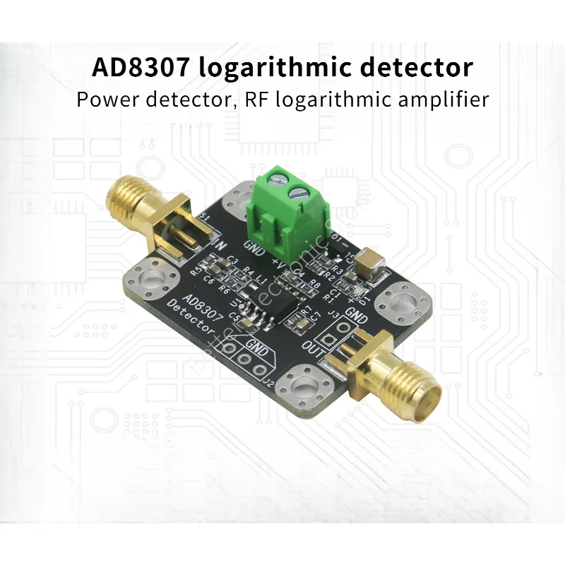 AD8307 RF power detector module logarithmic amplifier DC-500 MHZ ...
