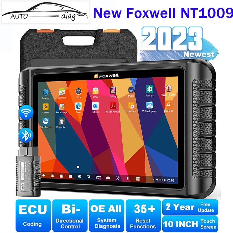 New-Foxwell-NT1009-OBD2-Automotive-Scanner-ECU-Coding-All-System-Diagnose-Tool-35-Reset ...
