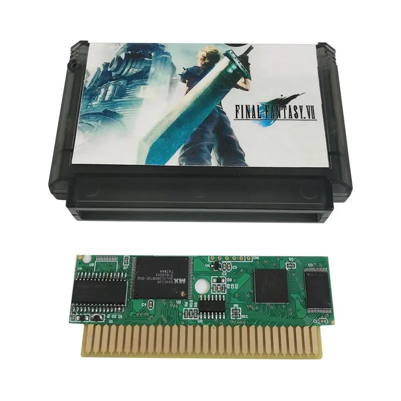 Final Fantasy VII FC 8 Bit Game Cartridge For 60 Pin TV Game Console ...