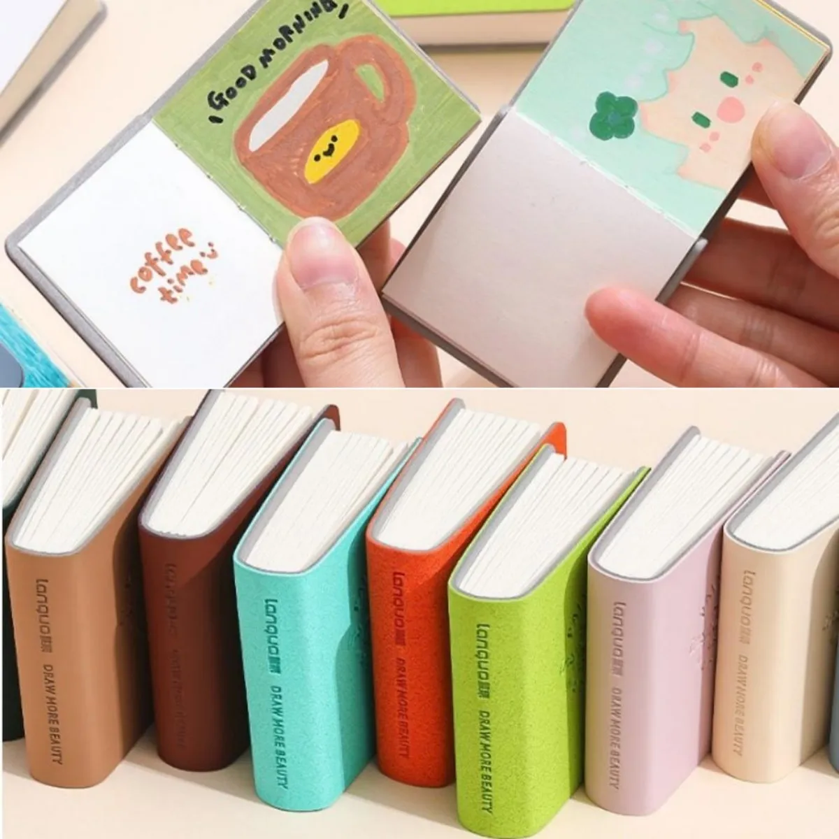 3pcs-Pack-Square-Mini-Drawing-Book-Watercolor-Sketchbook-Thick-Painting ...