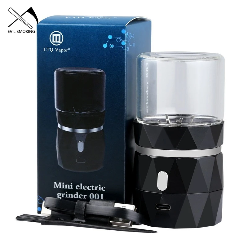 EVIL SMOKING LTQ Mini Tobacco Shredder Portable Electric Smoke Herb ...