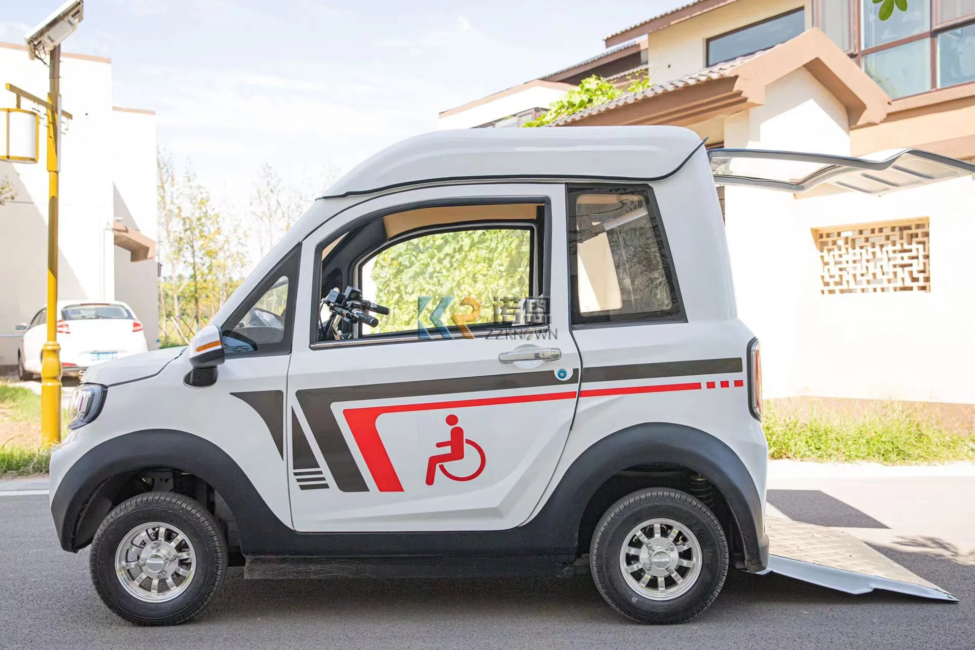 Four Wheels Electric Cargo Adult Truck Mini Vehicle Car For Disabled ...